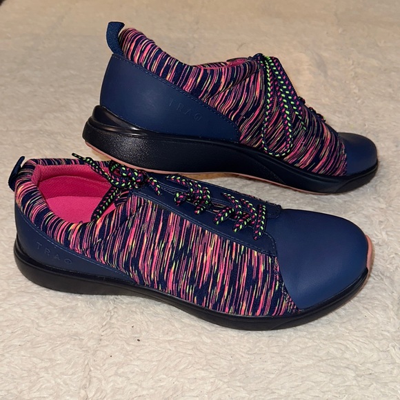 Alegria | Shoes | Alegria Traq Sneakers Blue Pink Womens Eu 4 | Poshmark